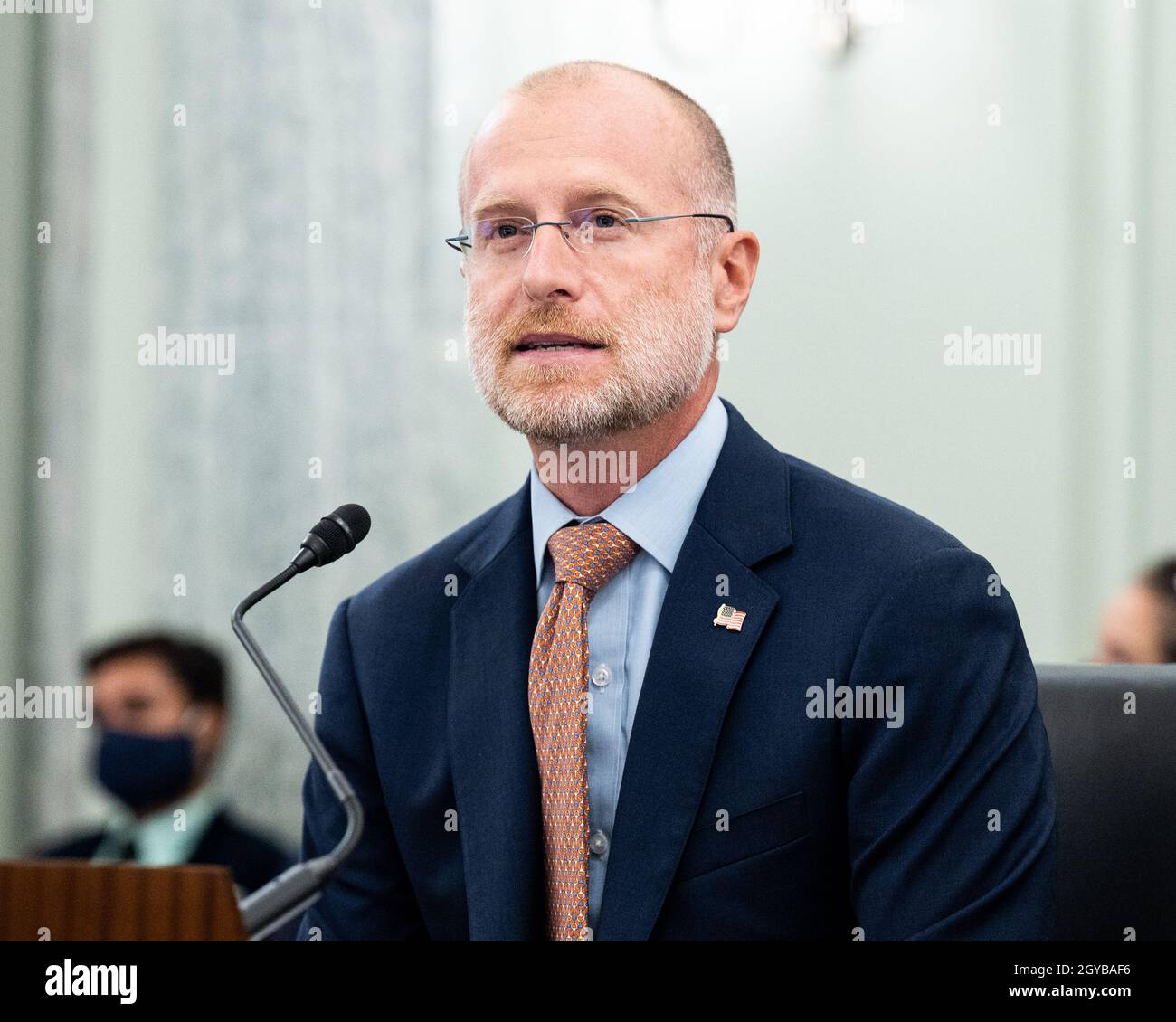 October 7, 2021 - Washington, DC, United States: Brendan Carr ...