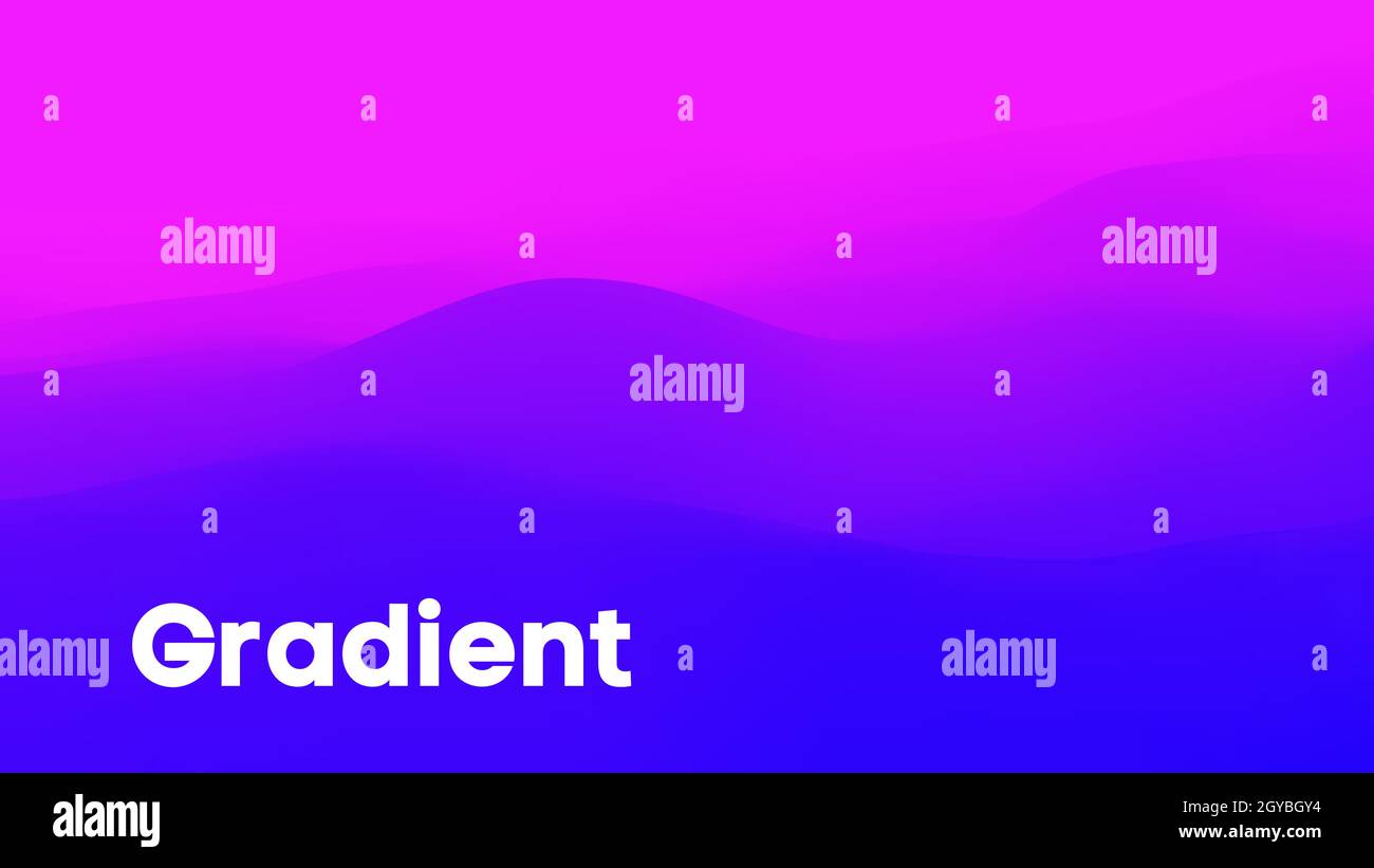 Purple blue gradient wave. Neon gradient graphic color background ...