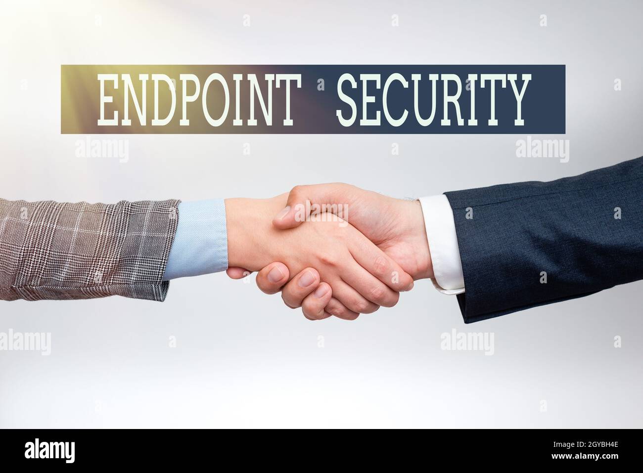 Hand writing sign Endpoint Security, Concept meaning the methodology of ...