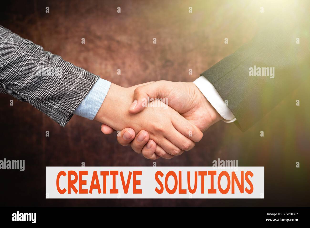 Hand writing sign Creative Solutions, Conceptual photo mental process ...