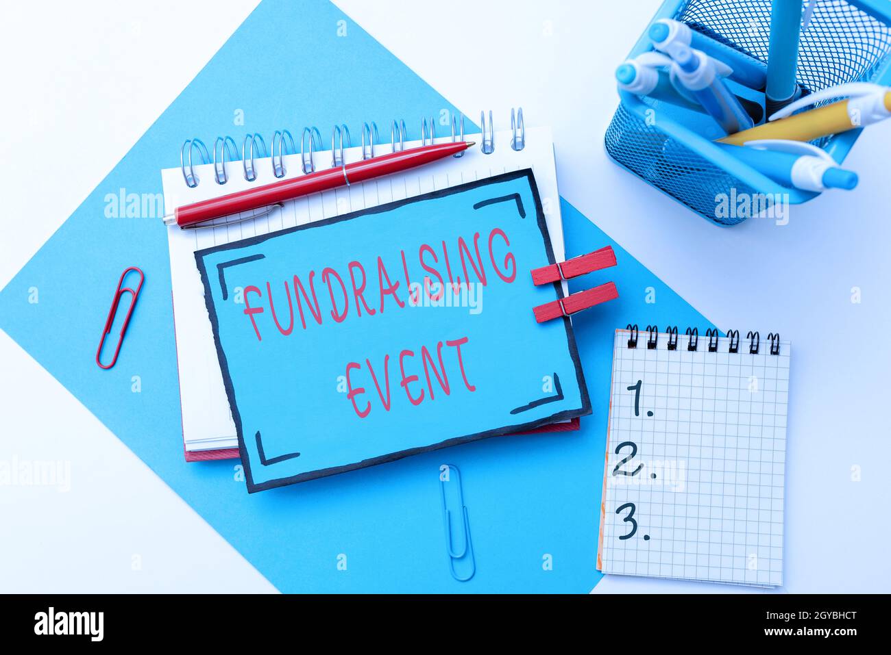 Conceptual display Fundraising Event, Concept meaning campaign whose ...
