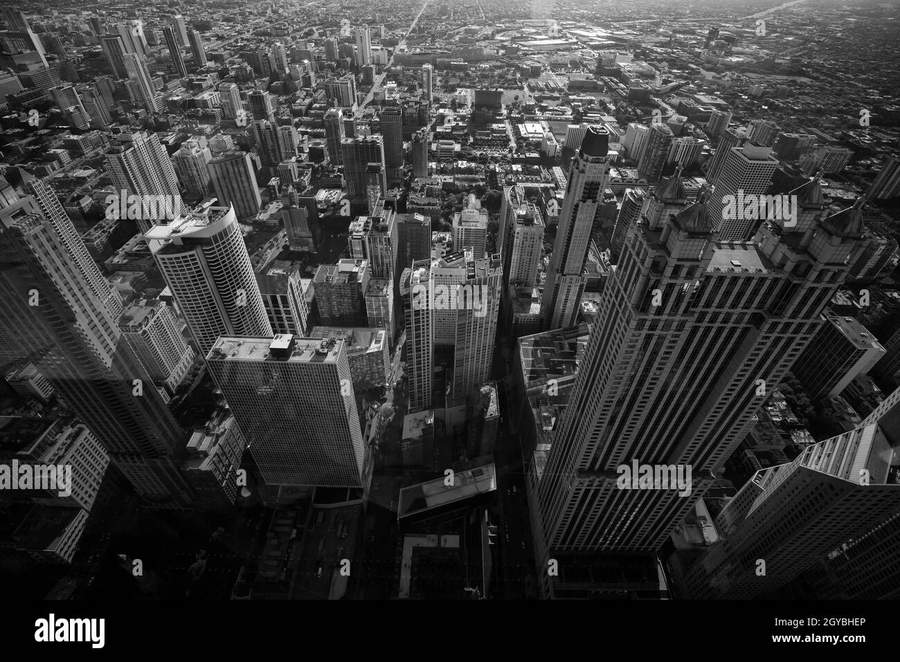 Skyline observatory aerial Black and White Stock Photos & Images - Alamy