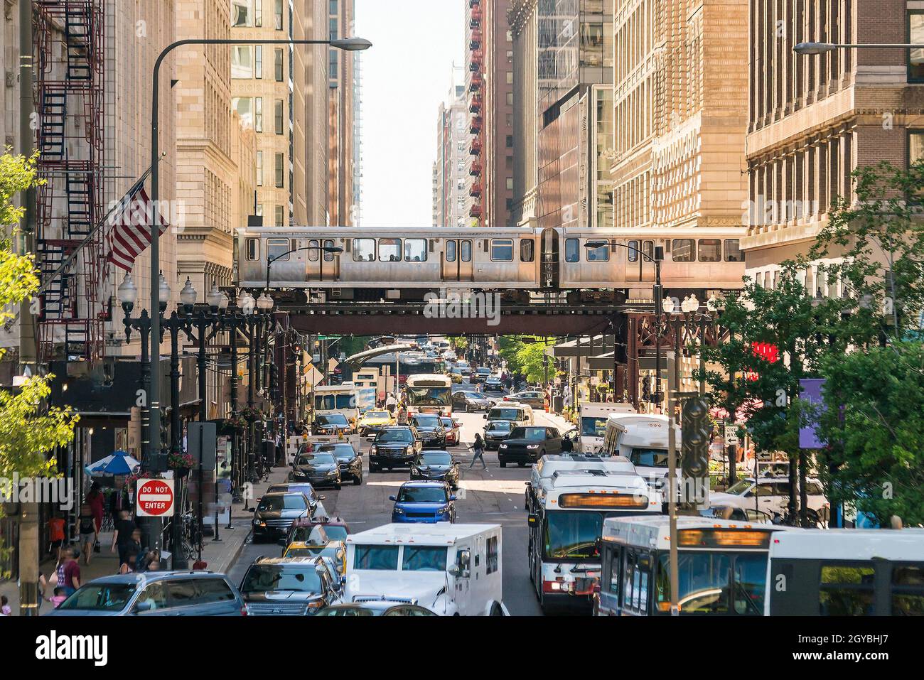 Chicago bus hi-res stock photography and images - Alamy