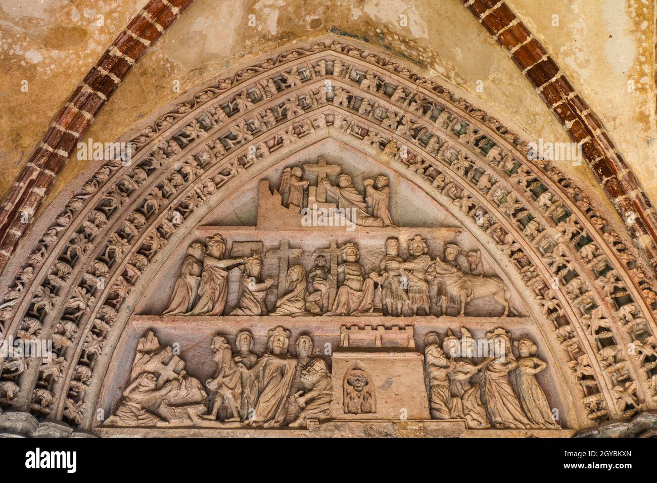 Architectural Fragments of Roman Catholic Church in Medieval Gothic ...