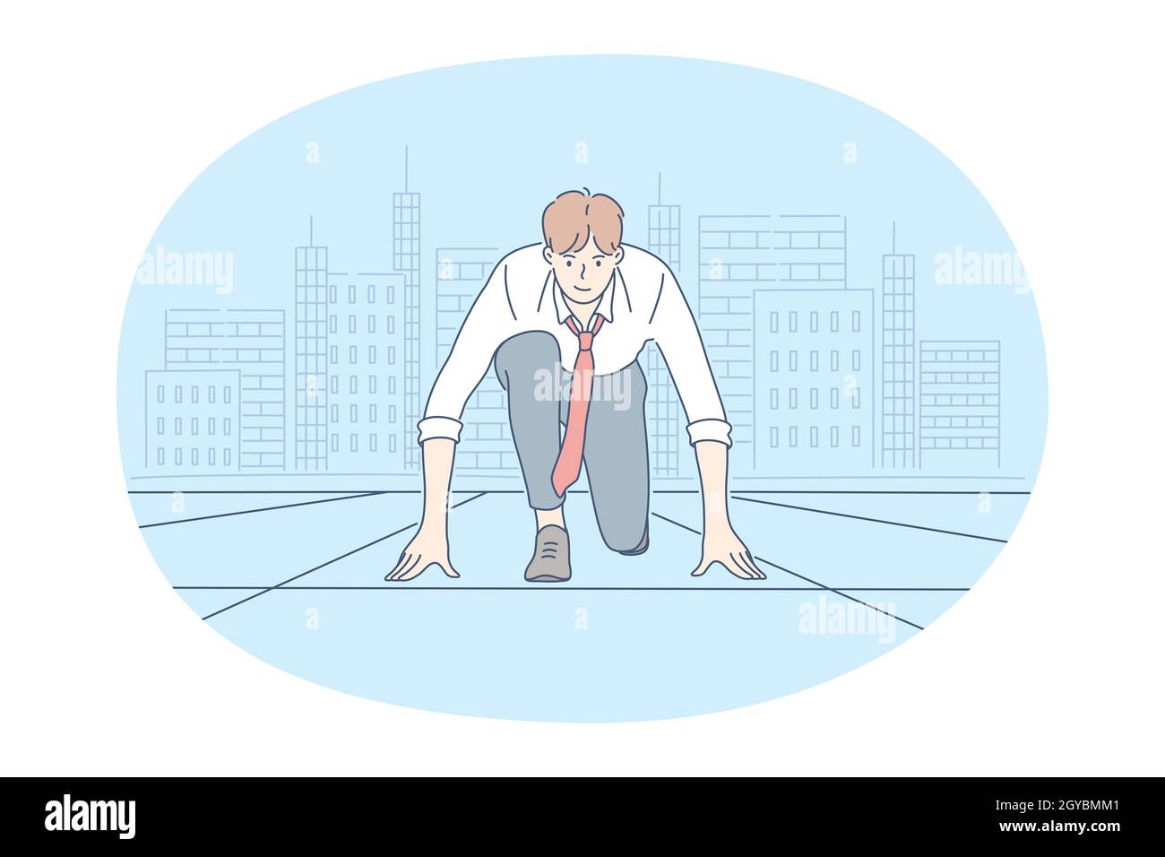 Business mission challenge motivation Cut Out Stock Images & Pictures ...