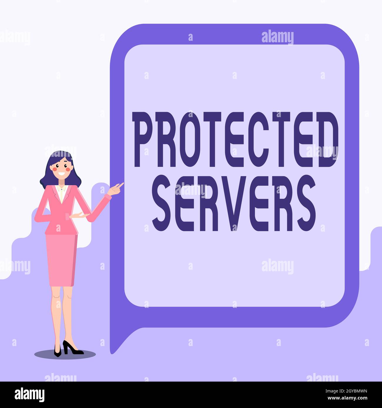 Conceptual display Protected Servers, Conceptual photo technology for ...