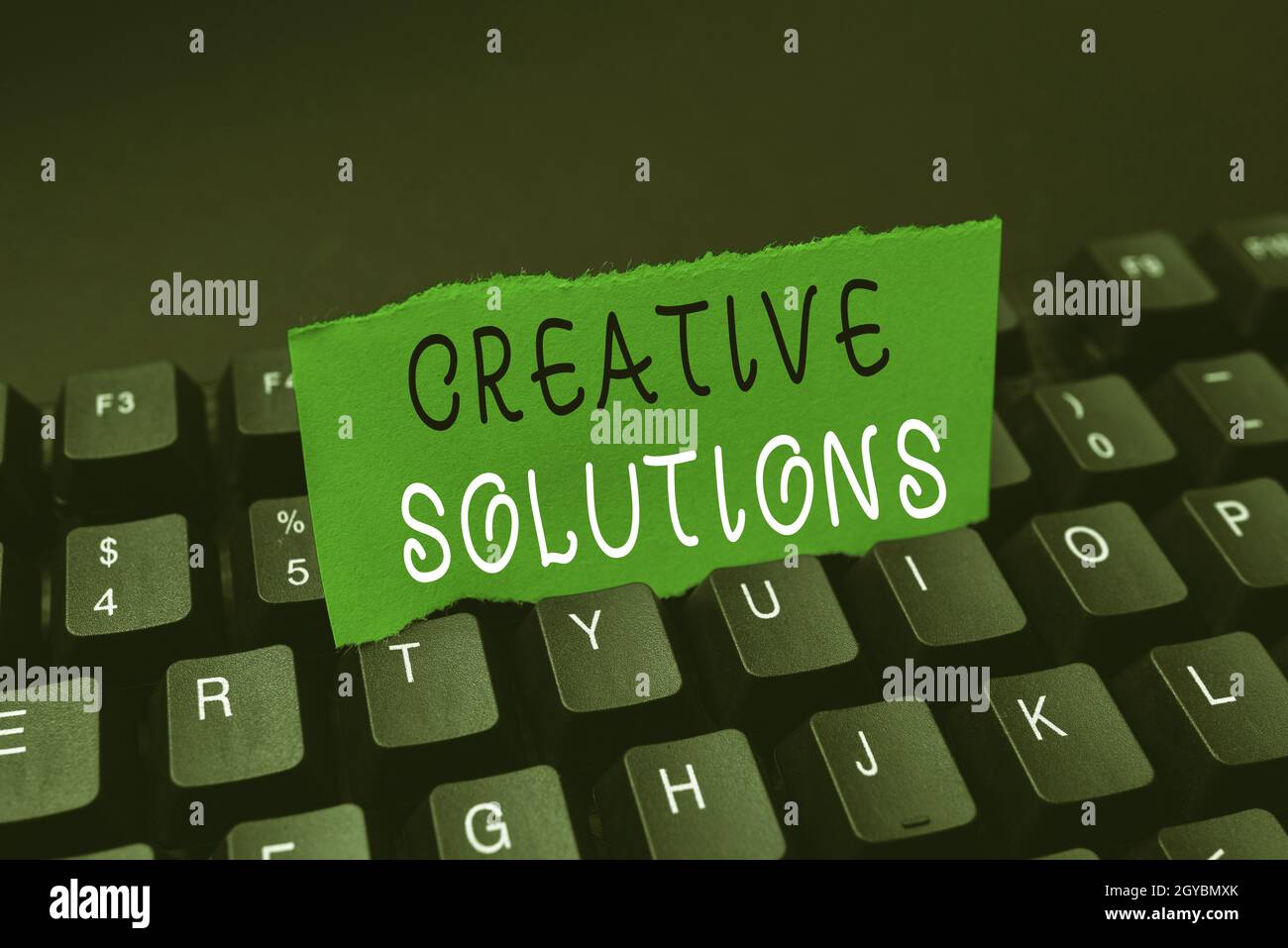 Conceptual display Creative Solutions, Business idea mental process of ...