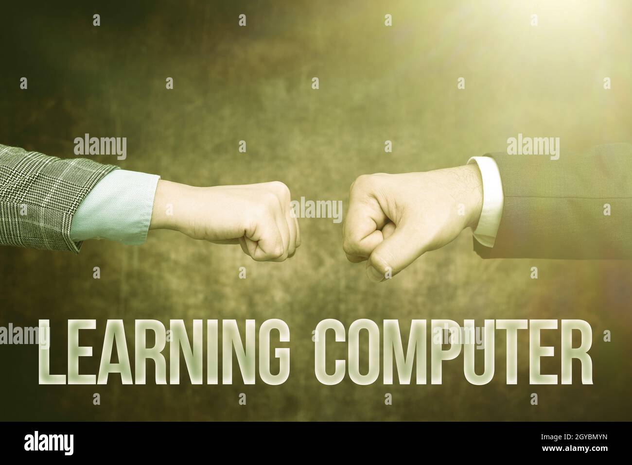 Handwriting text Learning Computer, Business concept learn more about ...