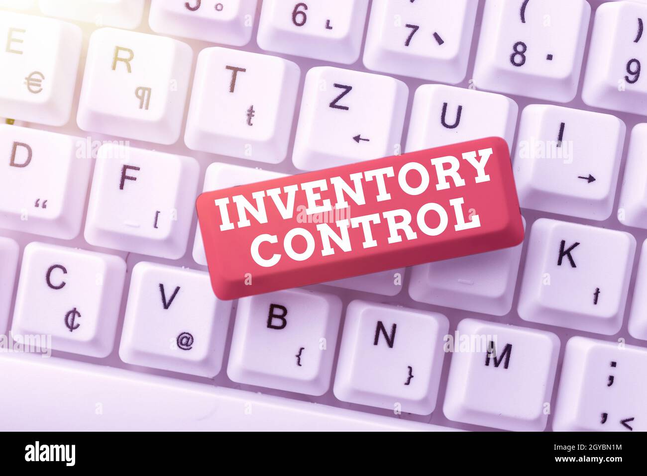 Text sign showing Inventory Control, Internet Concept regulating and ...