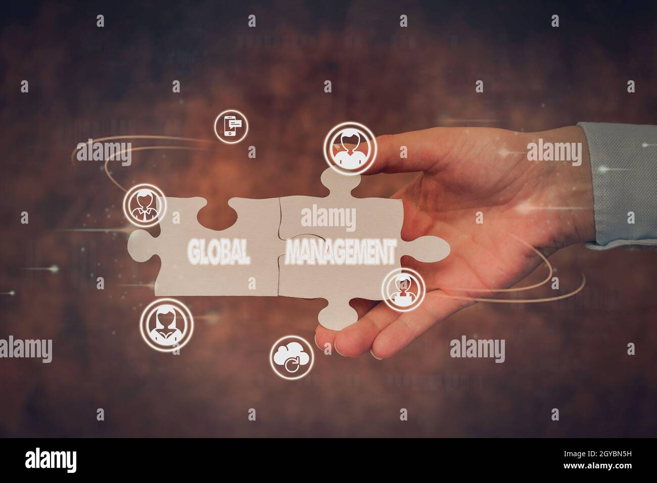 Inspiration showing sign Global Management, Concept meaning way an ...