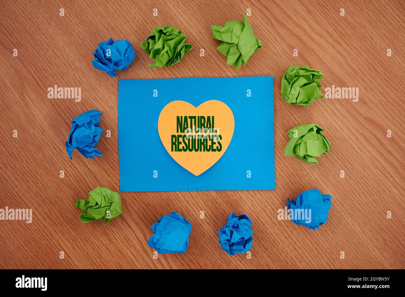 Conceptual caption Natural Resources, Business showcase materials that ...