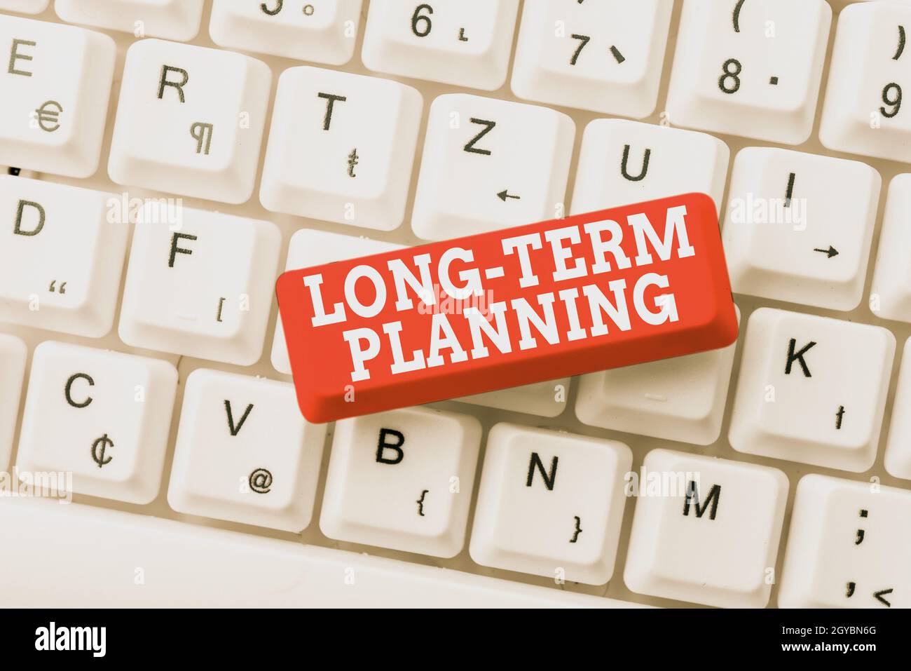Text sign showing Long Term Planning, Business idea establishing goals ...