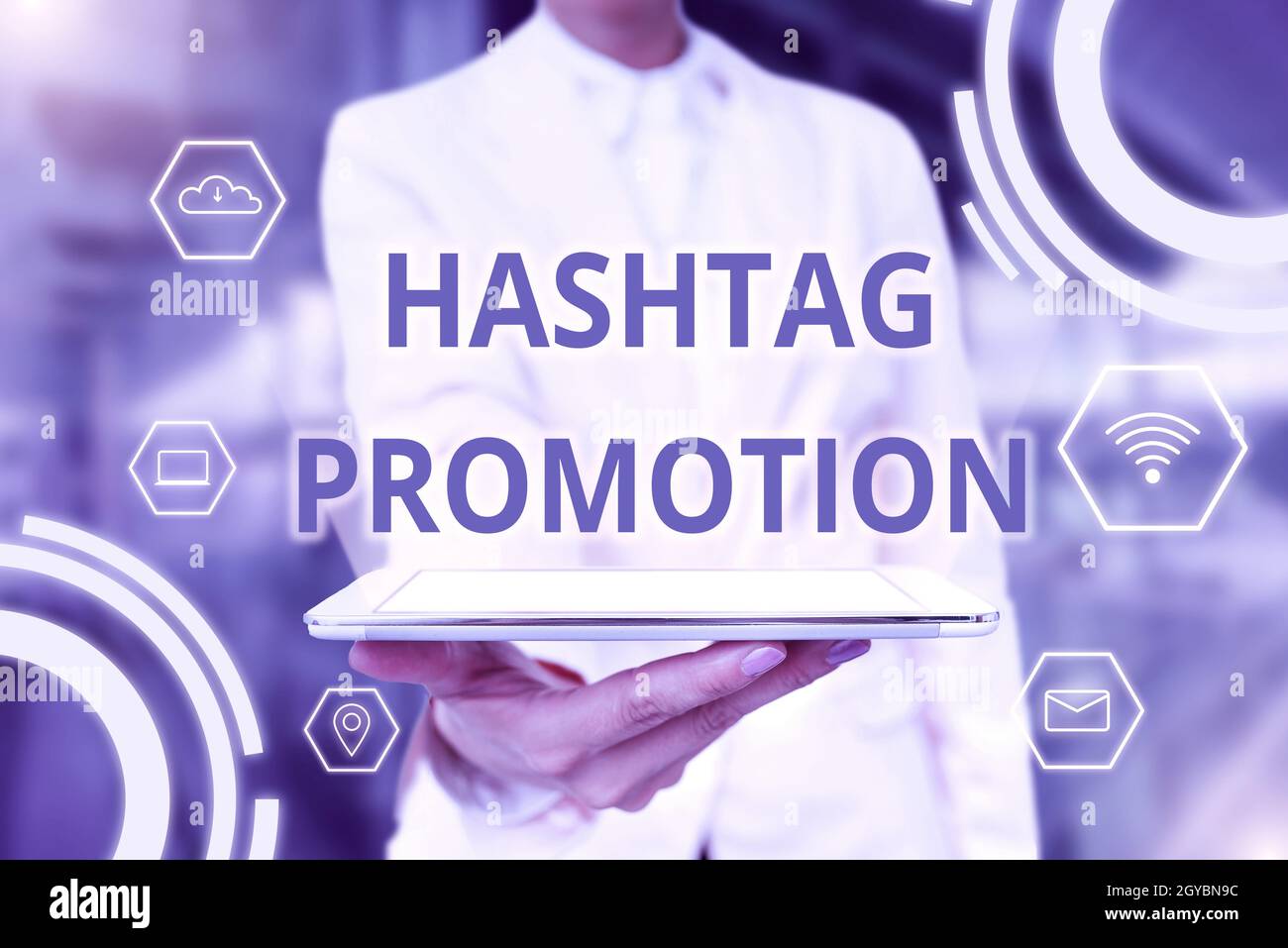 Sign displaying Hashtag Promotion, Business idea more showing can ...