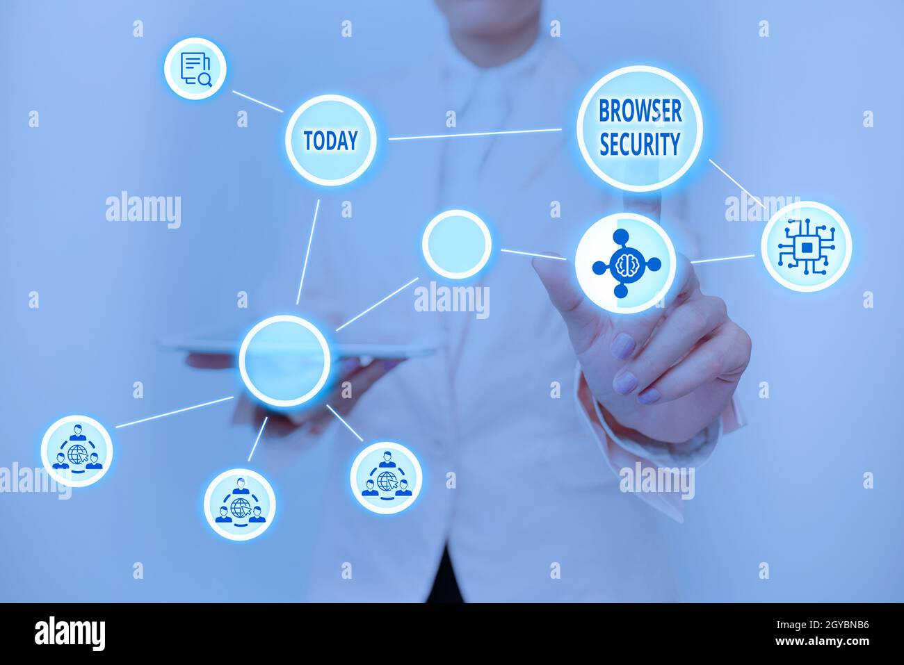 Sign displaying Browser Security, Business idea security to web ...