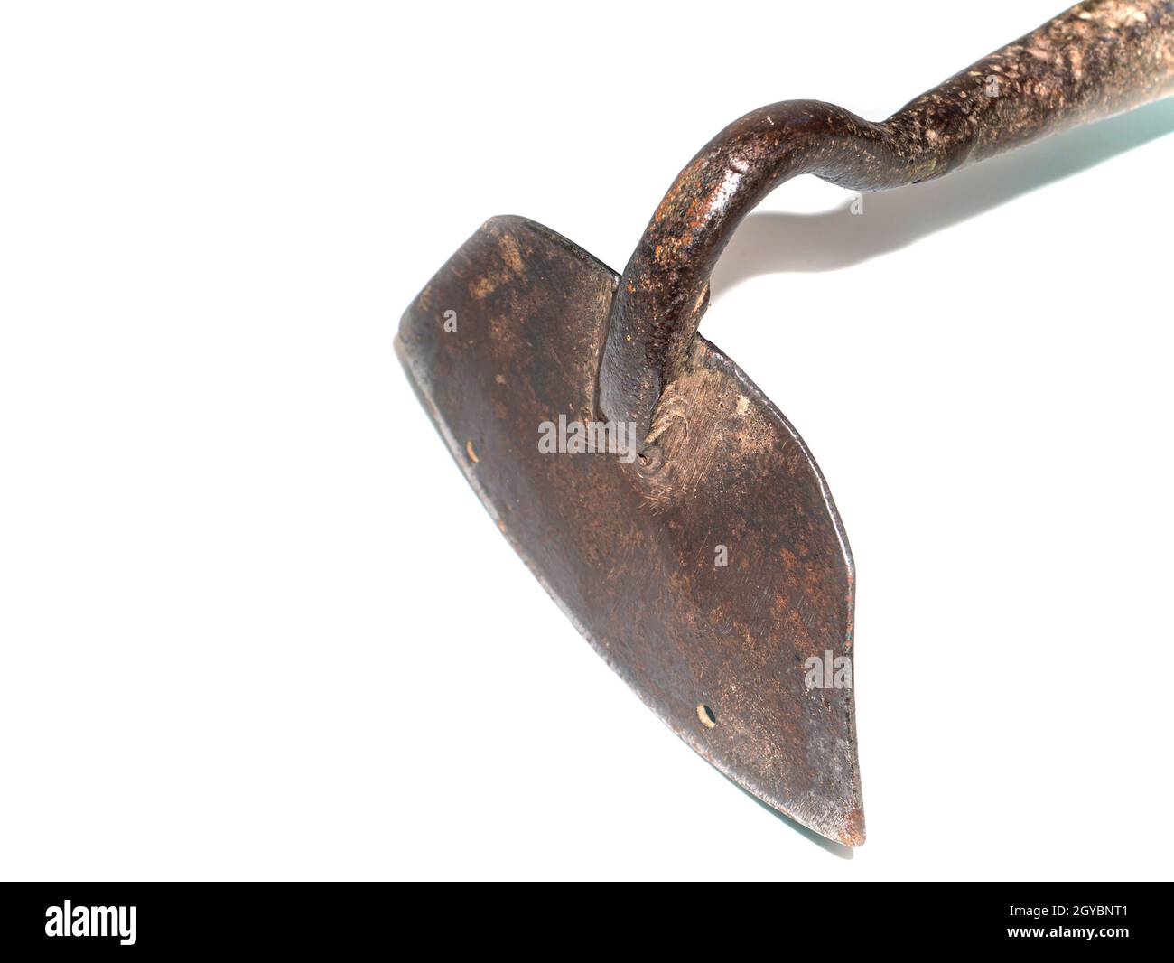 The hoe is a tool for weeding a vegetable garden. Agricultural hand ...