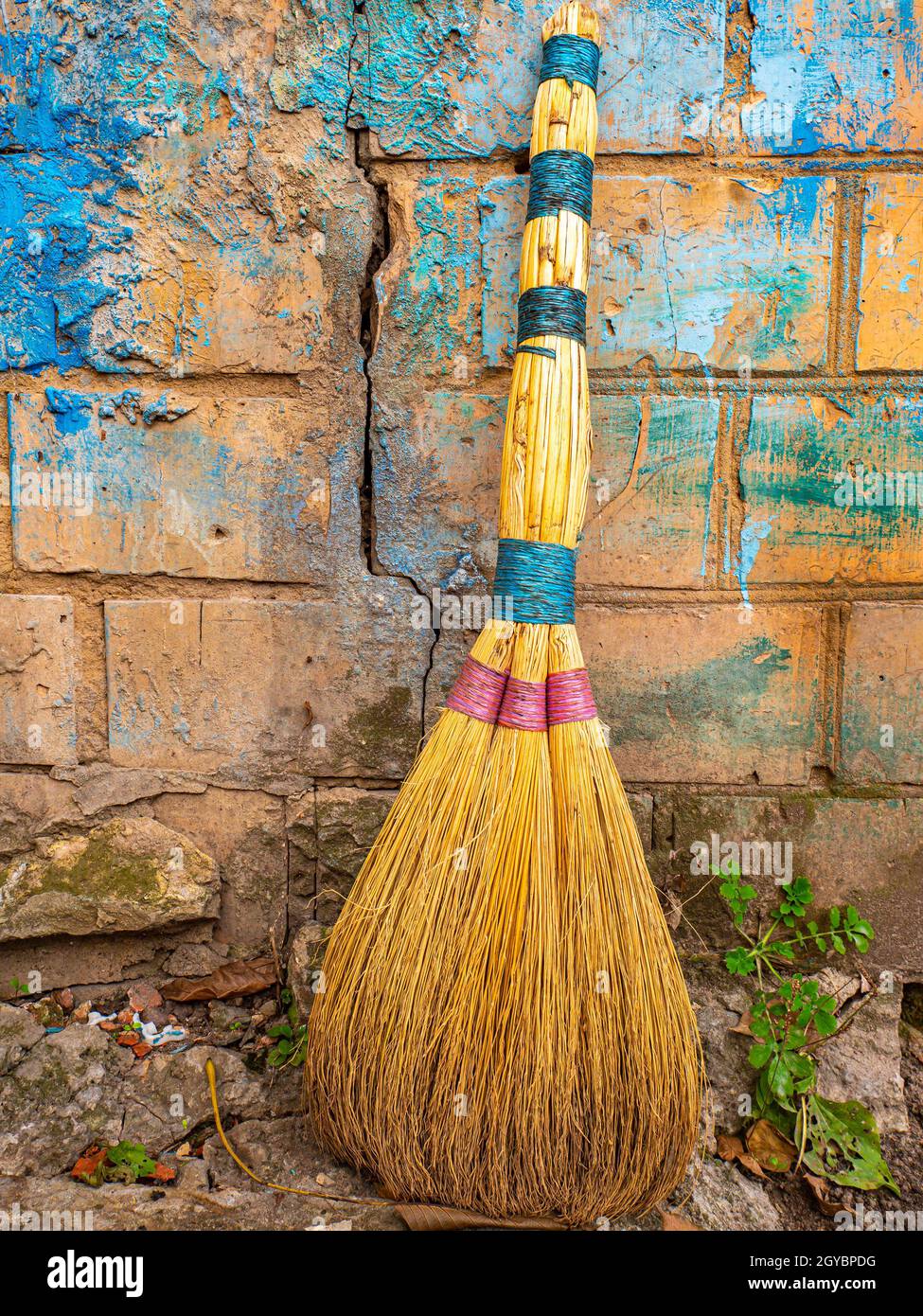 Corn broom hi-res stock photography and images - Alamy