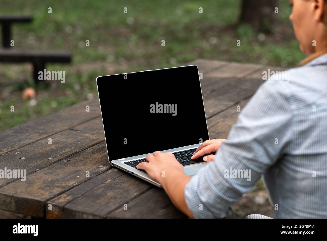 Online Jobs And Working Remotely, Connecting People Together Stock ...