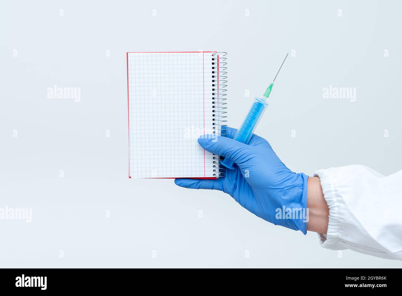 Preparing Medical Vaccine Presenting New Medicine Formulation Stock ...