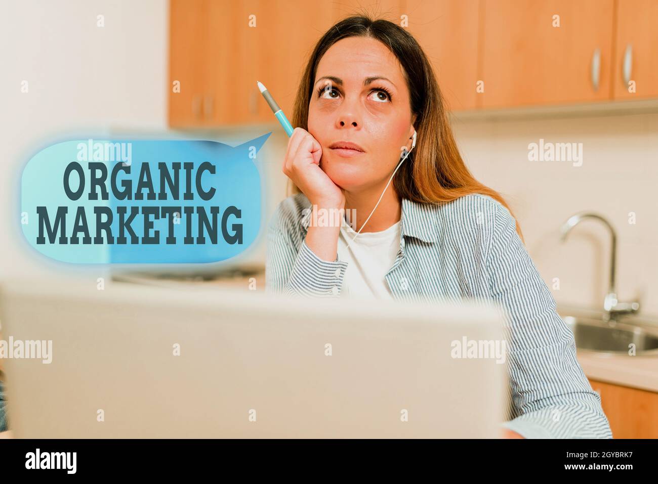 Conceptual display Organic Marketing, Concept meaning getting your ...