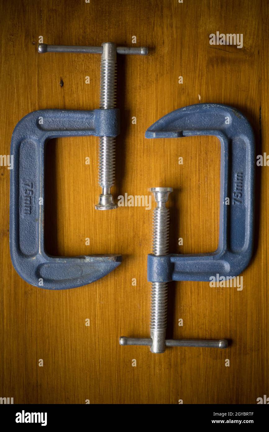 C clamps hi-res stock photography and images - Alamy