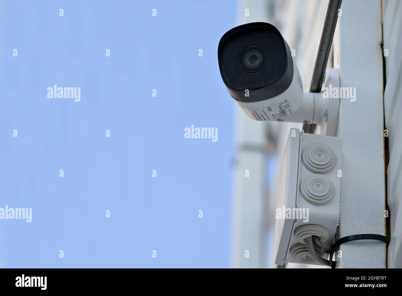 Outdoor security camera on the building Stock Photo - Alamy