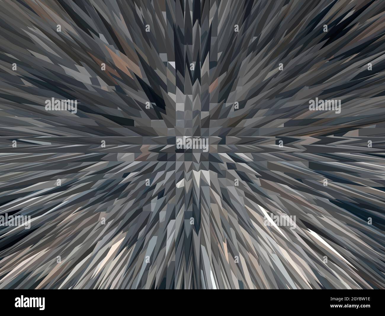 Illustration of abstract sharp shards in dark colors. Background image ...