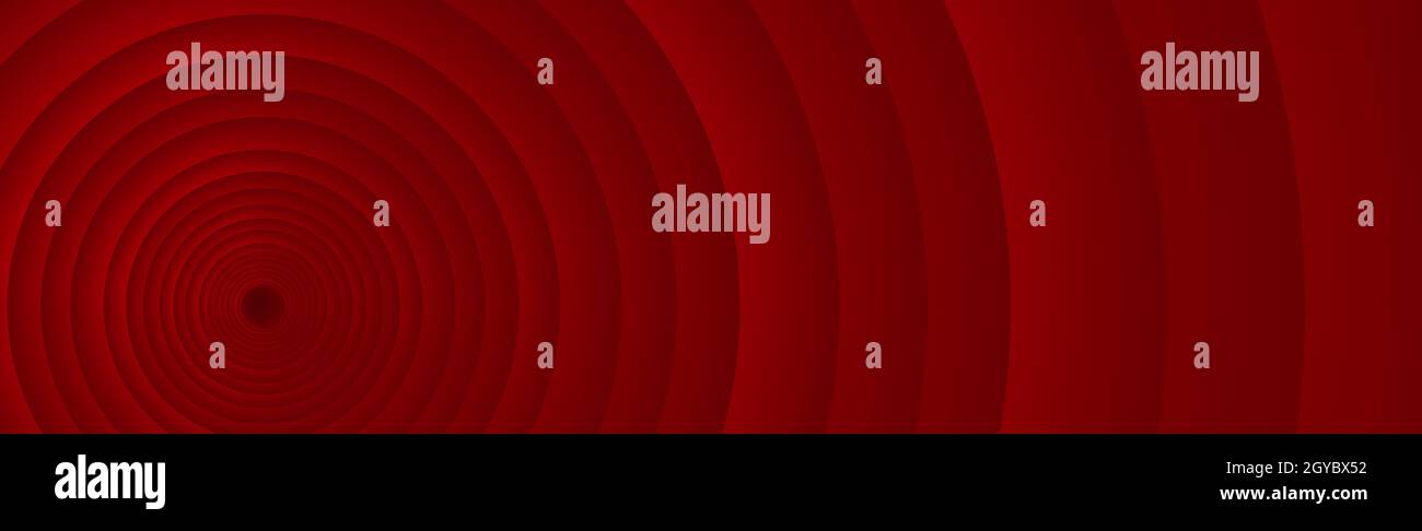 Red circular lines, abstract gradient background - Vector illustration ...