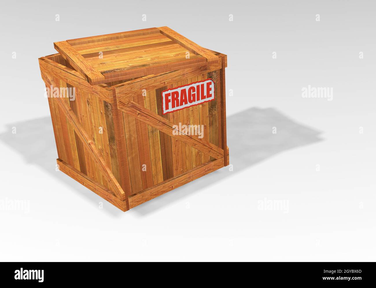 Fragile Wood Box