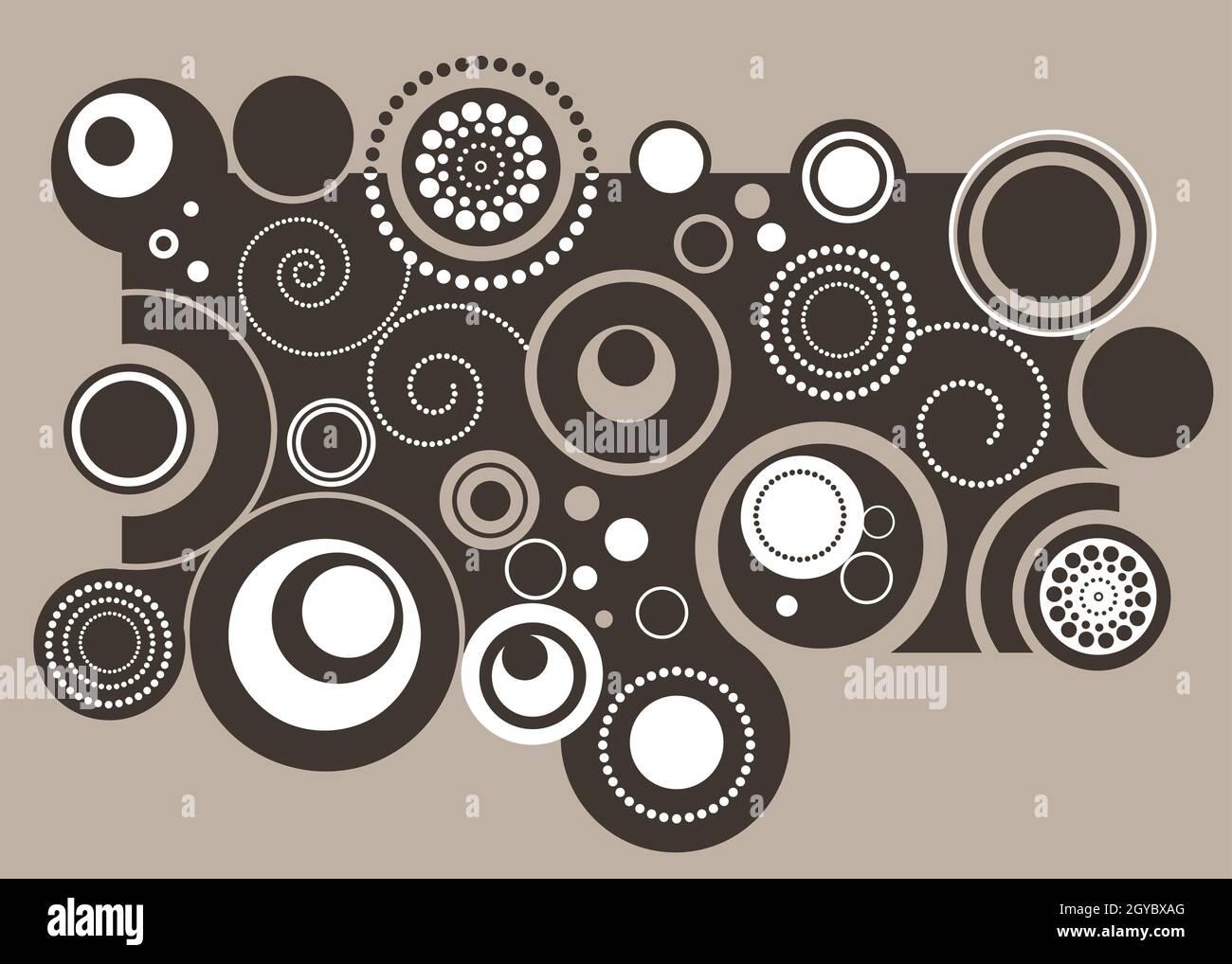 Retro circle background Stock Photo - Alamy