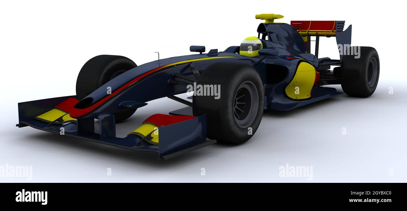 3d Render F1 Racing Car High Resolution Stock Photography and Images ...