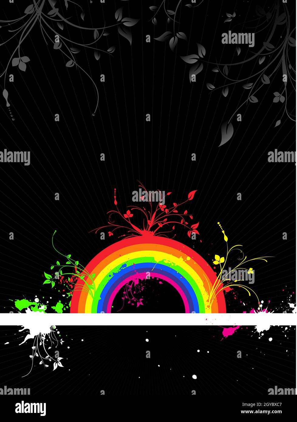 Abstract rainbow grunge background Stock Photo - Alamy