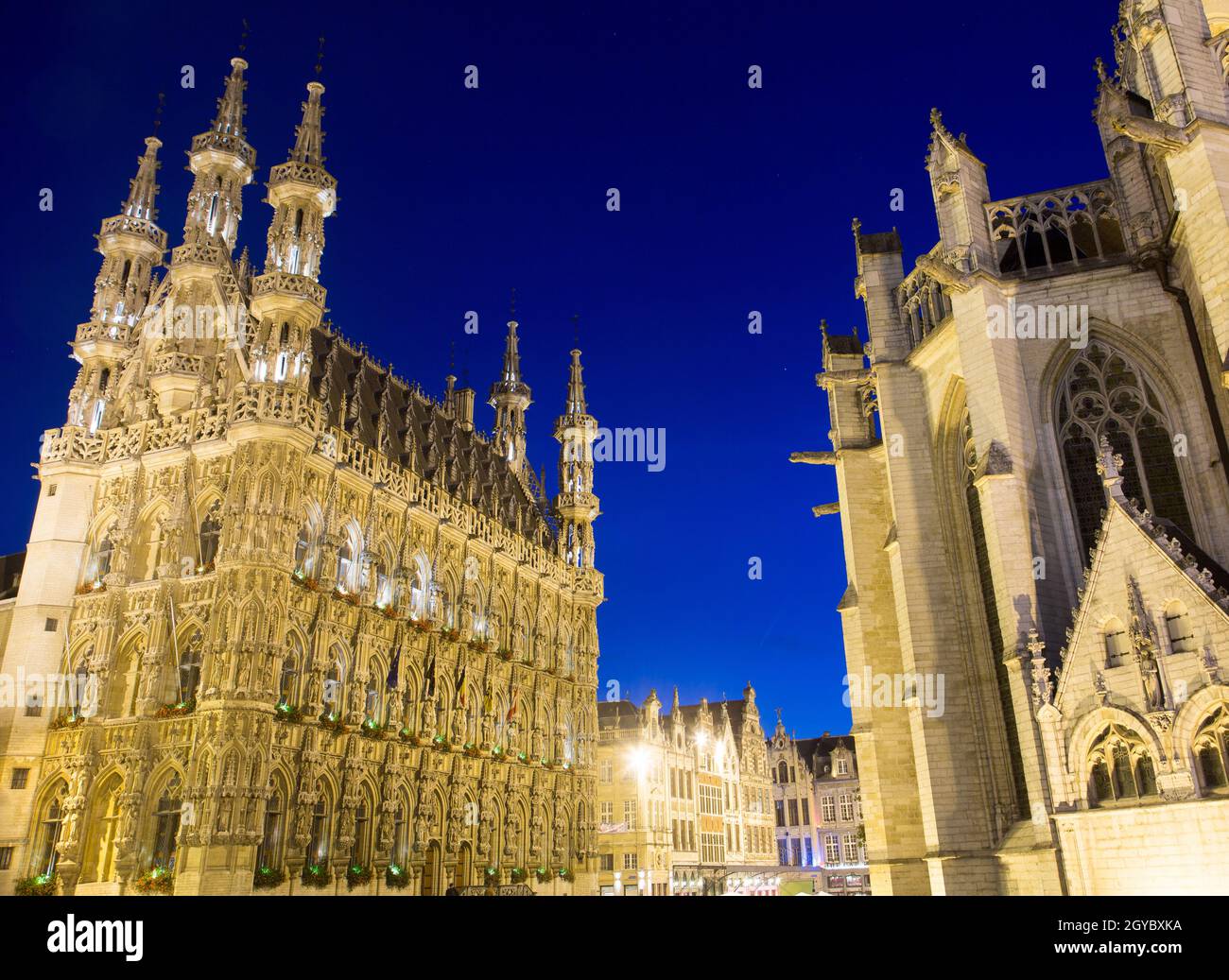 The old city hall building of Leuven, Belgium Stock Photo - Alamy