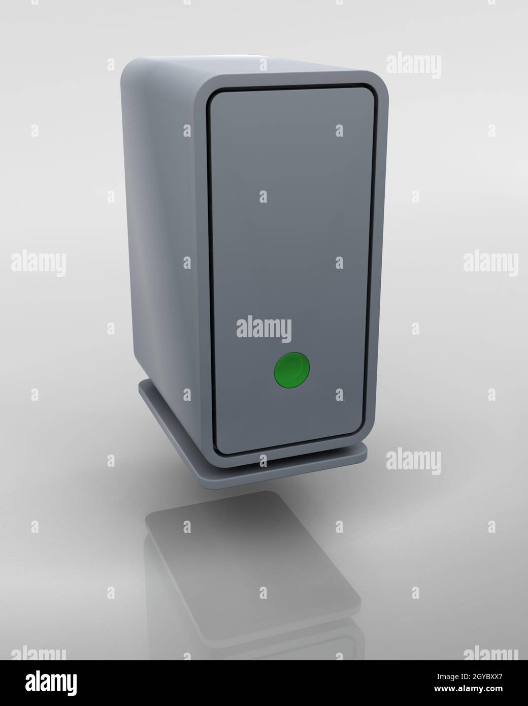 3D render of a computer system icon Stock Photo - Alamy