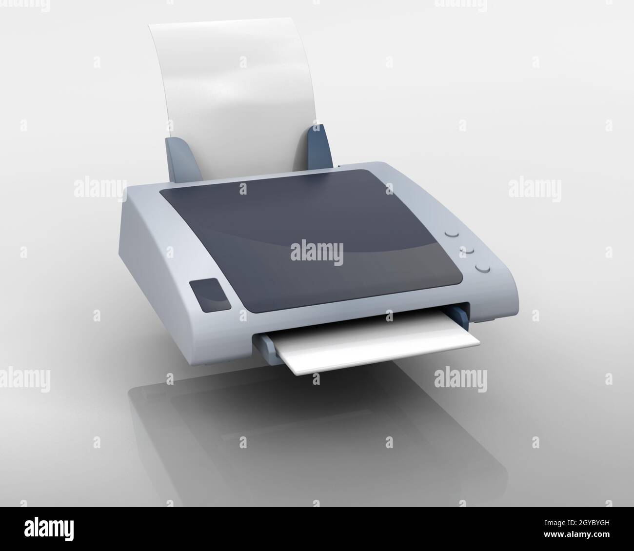 3D render of a printer Stock Photo - Alamy