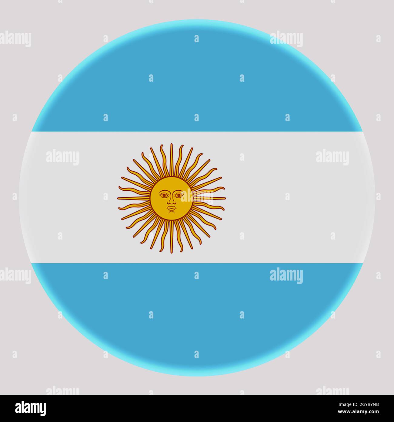 Argentina Flag Circle High Resolution Stock Photography and Images - Alamy