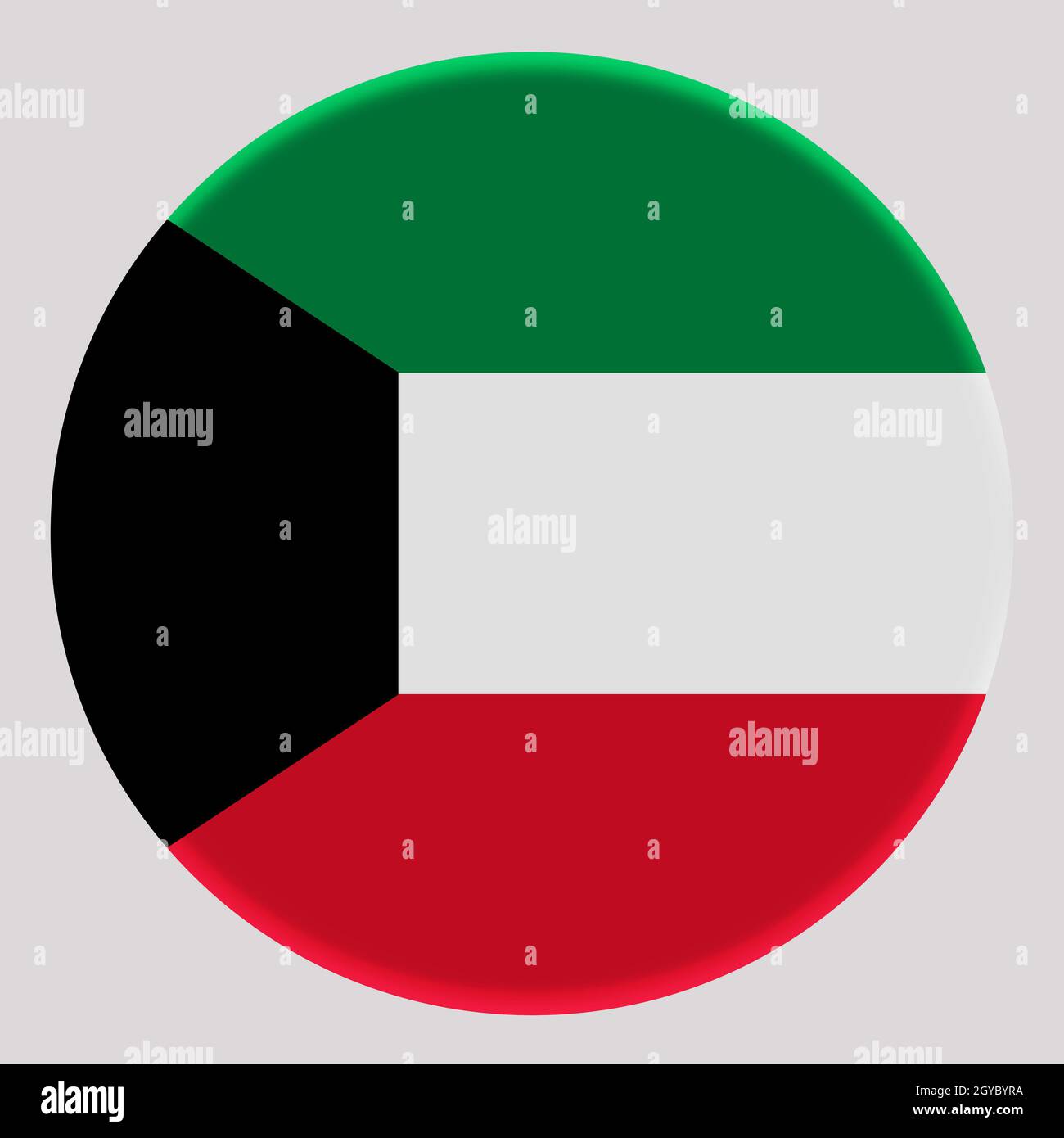 Kuwait 3d flag hi-res stock photography and images - Alamy