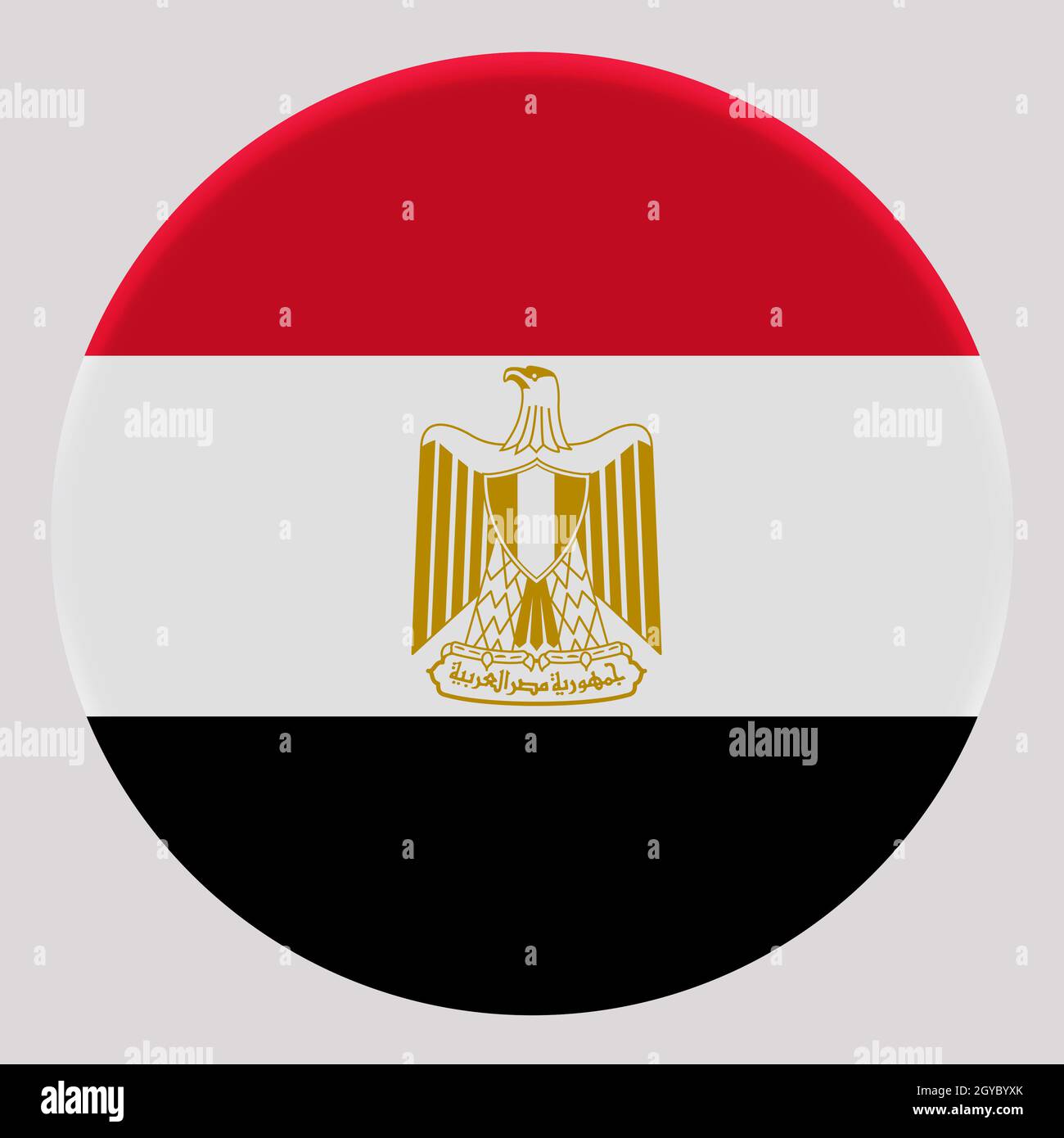 Egypt circle flag hi-res stock photography and images - Alamy