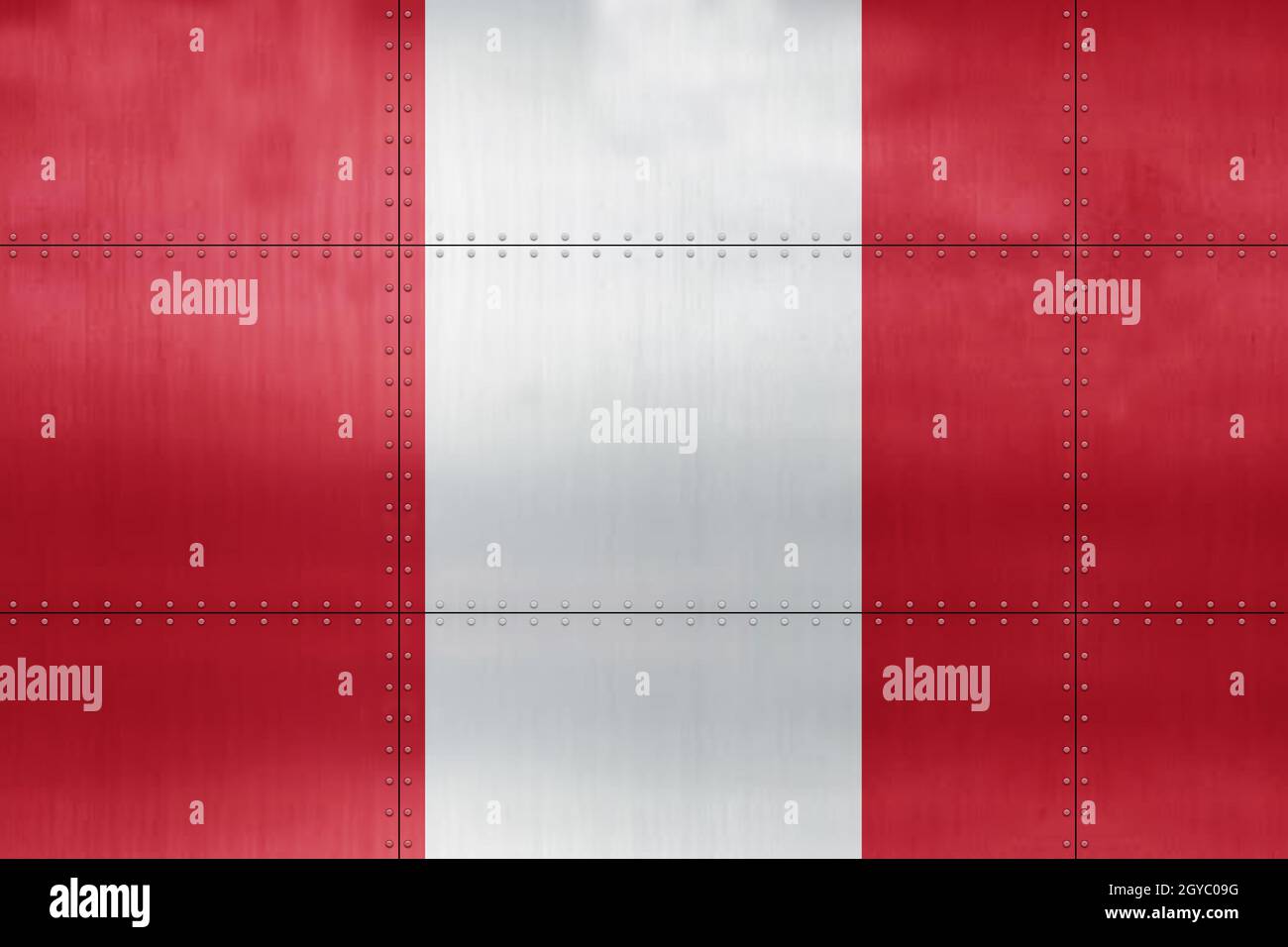 3D Flag of Peru on a metal wall background Stock Photo - Alamy