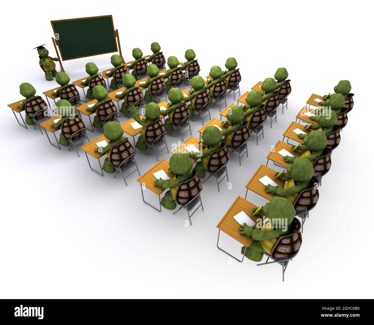 Animal sat at desk hi-res stock photography and images - Alamy