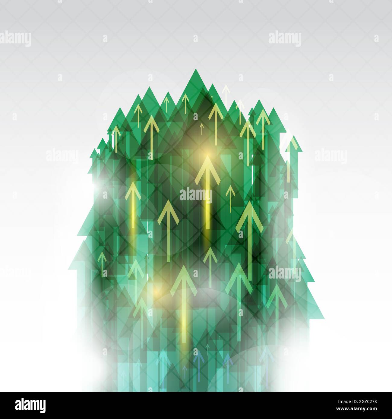 Abstract background of lots of arrows Stock Photo - Alamy