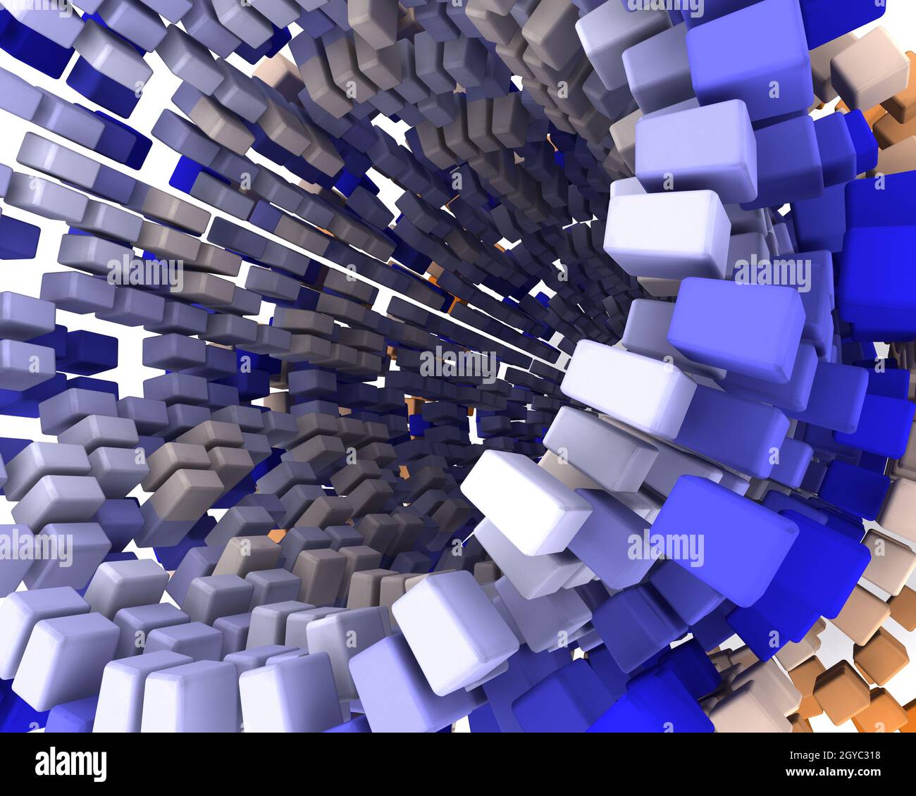 3d render of abstract box background Stock Photo - Alamy