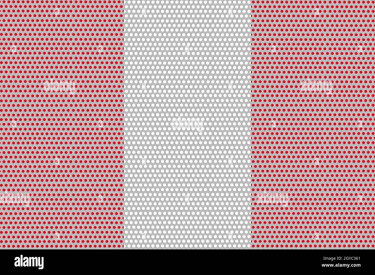 3D Flag of Peru on a metal wall background Stock Photo - Alamy