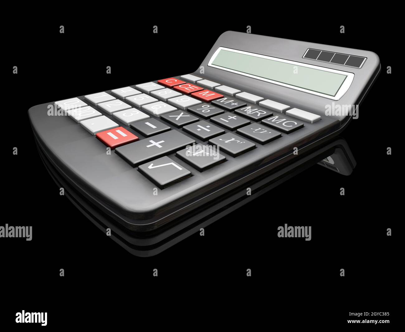 3d render calculator hi-res stock photography and images - Alamy
