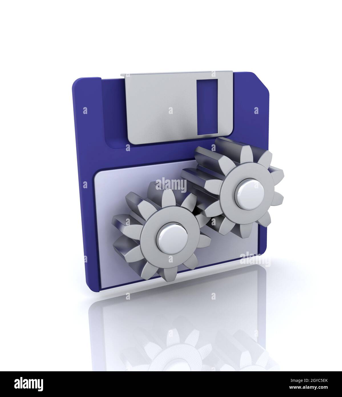 3D icon for disk tools Stock Photo - Alamy