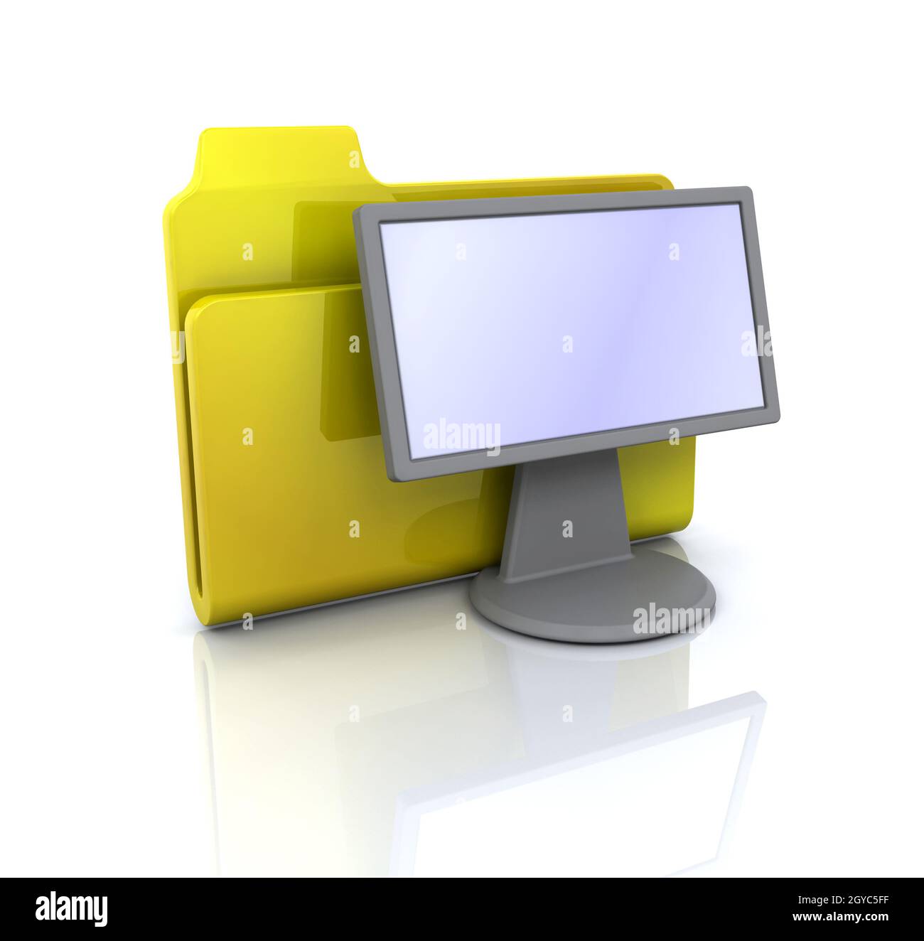 3D icon for display folder Stock Photo - Alamy