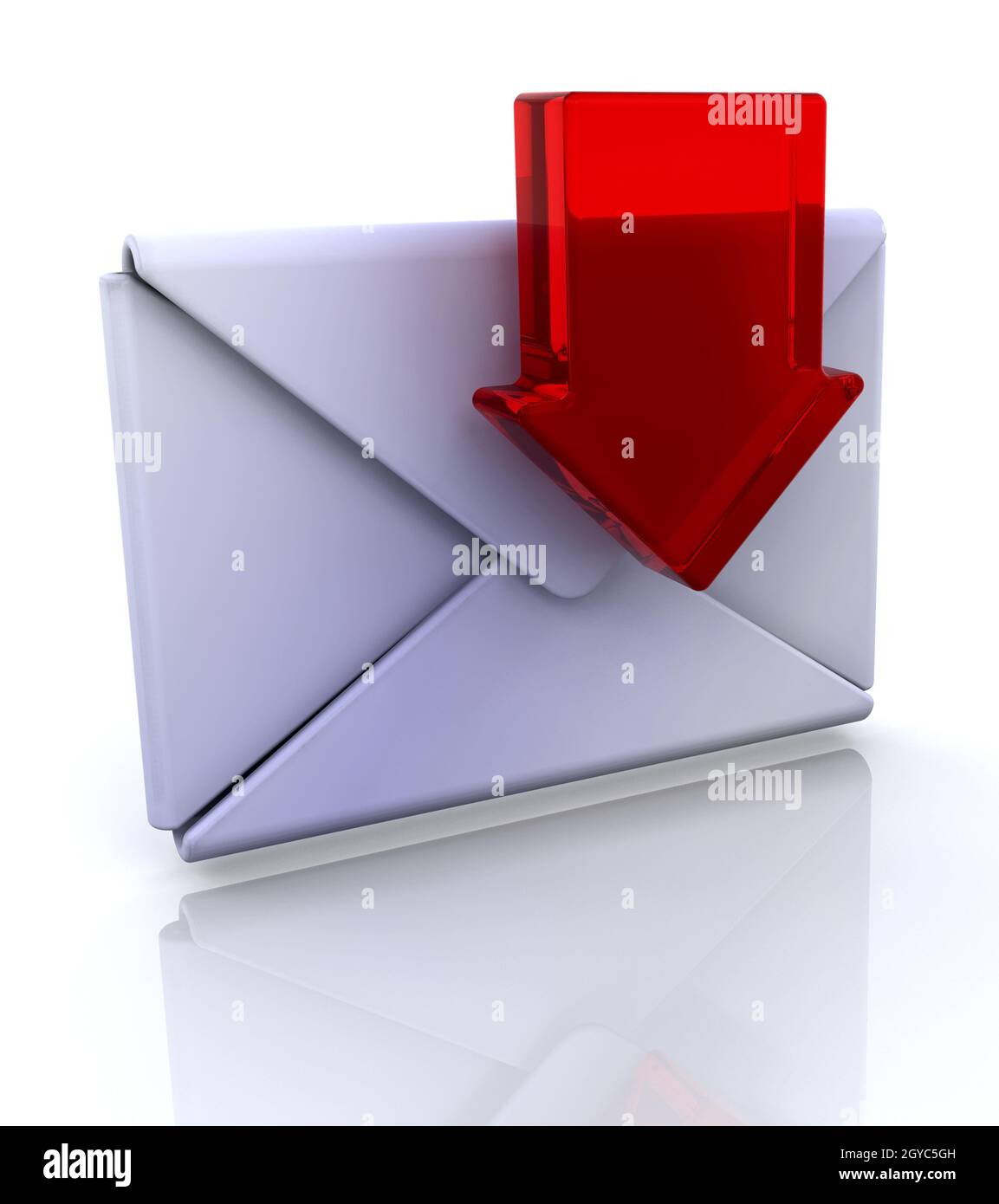 Computer envelope mail arrow hi-res stock photography and images - Alamy