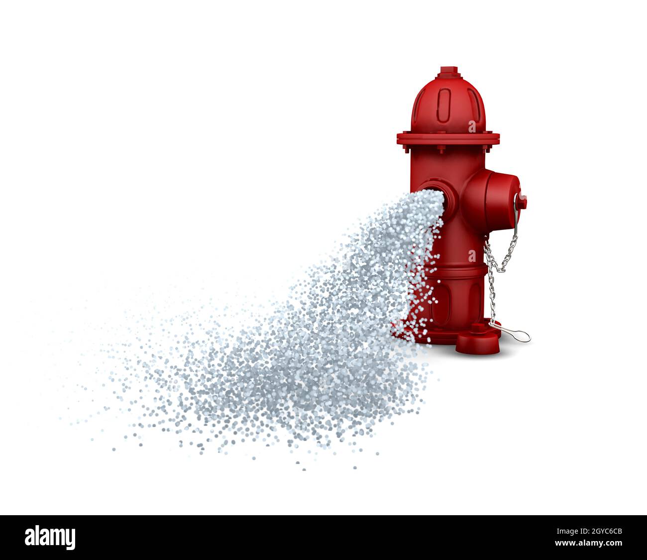 3D render of a fire hydrant Stock Photo - Alamy