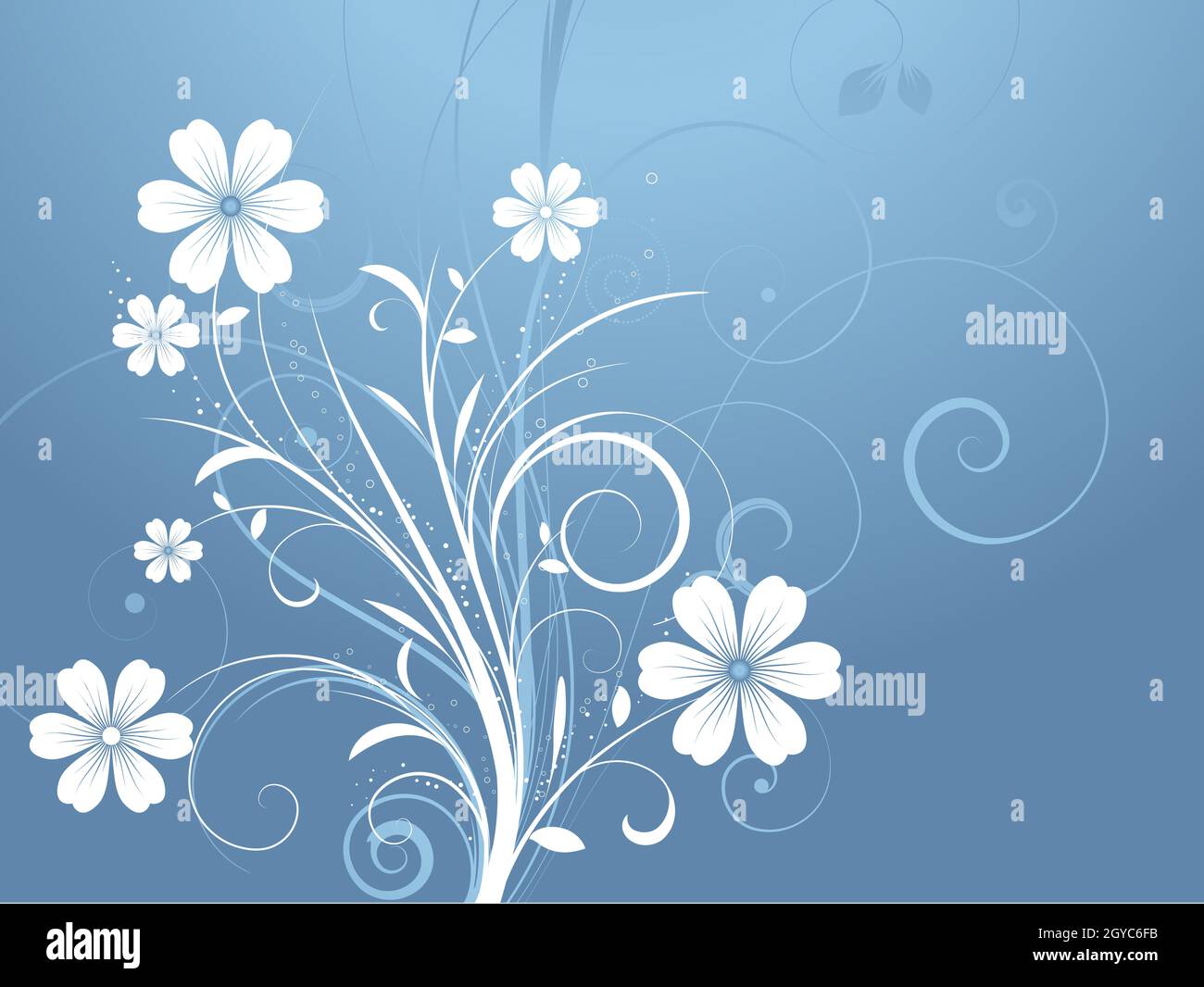Decorative floral background Stock Photo - Alamy