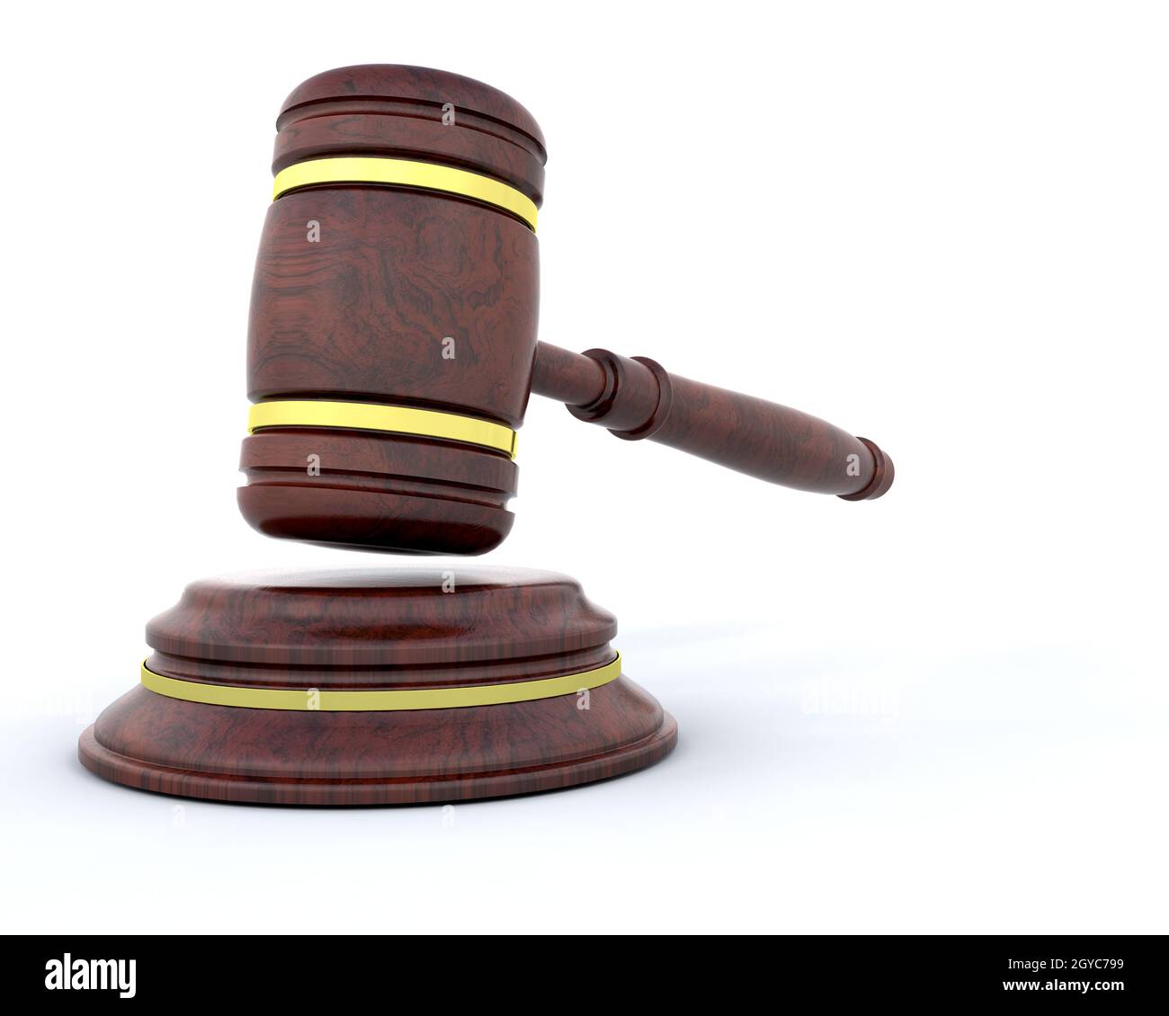 3D render of a gavel Stock Photo - Alamy
