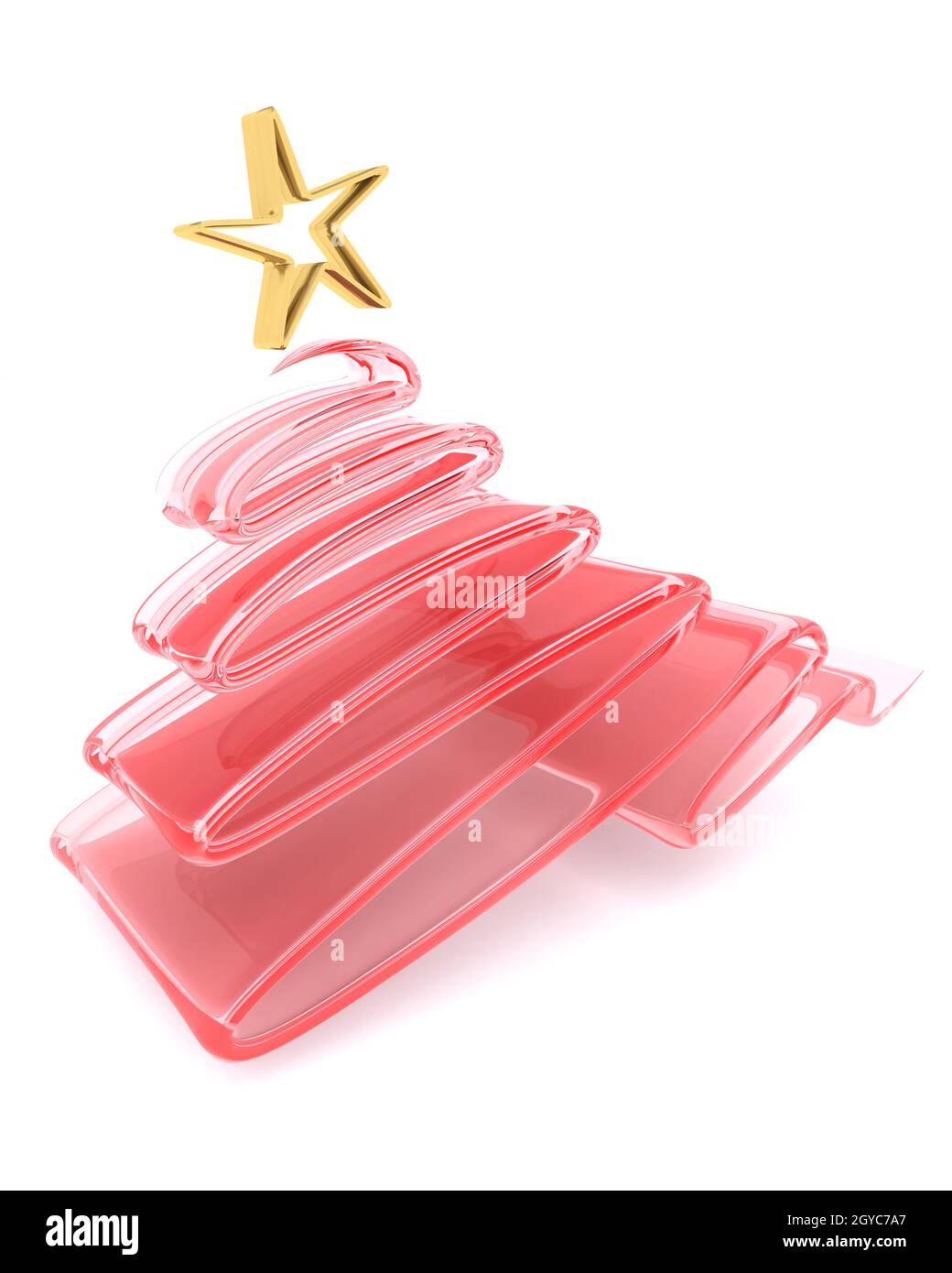 3D render of Scribble sketch Christmas tree concept Stock Photo - Alamy